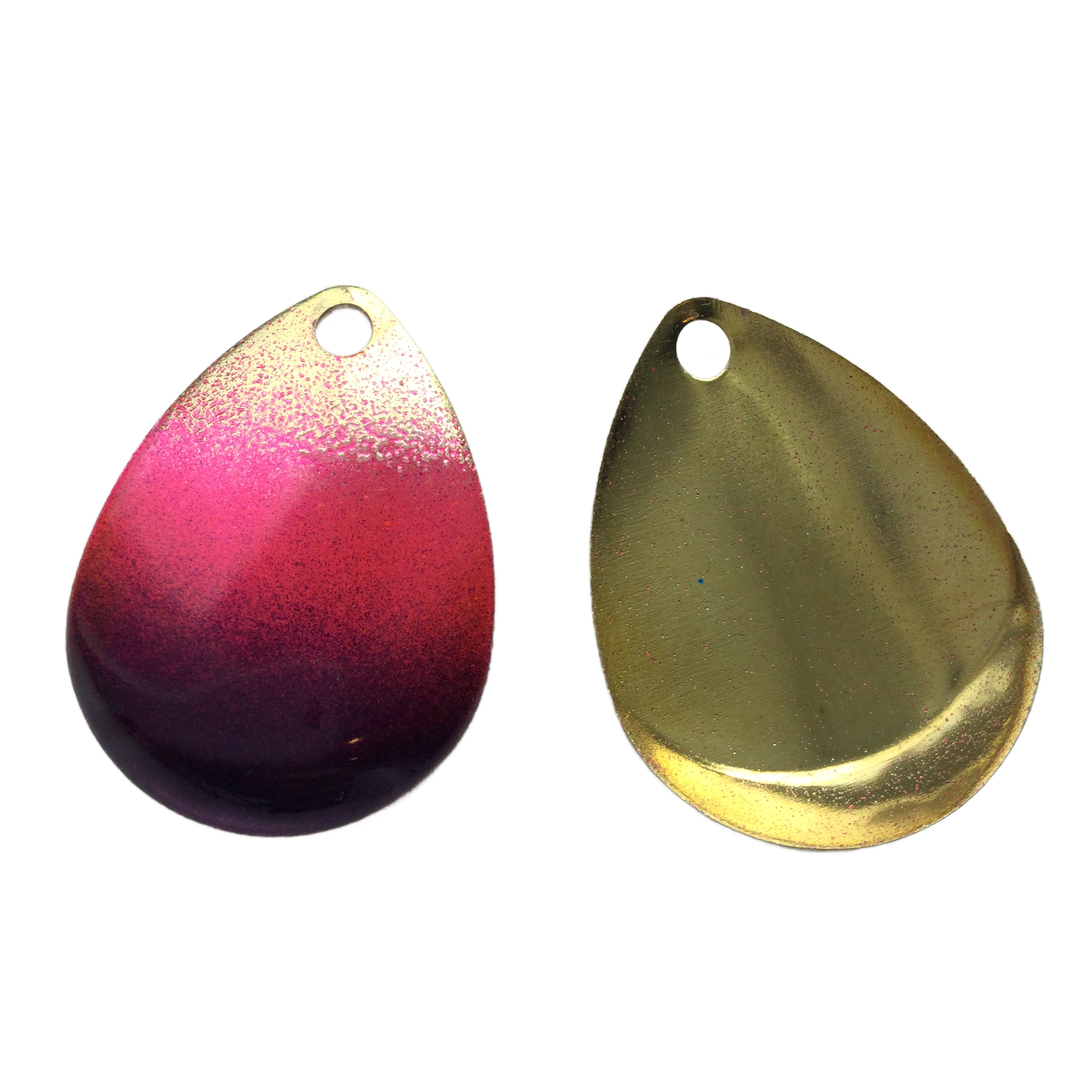 Brass Cherry Purple Tip Colorado Spinner | Fishing Lure