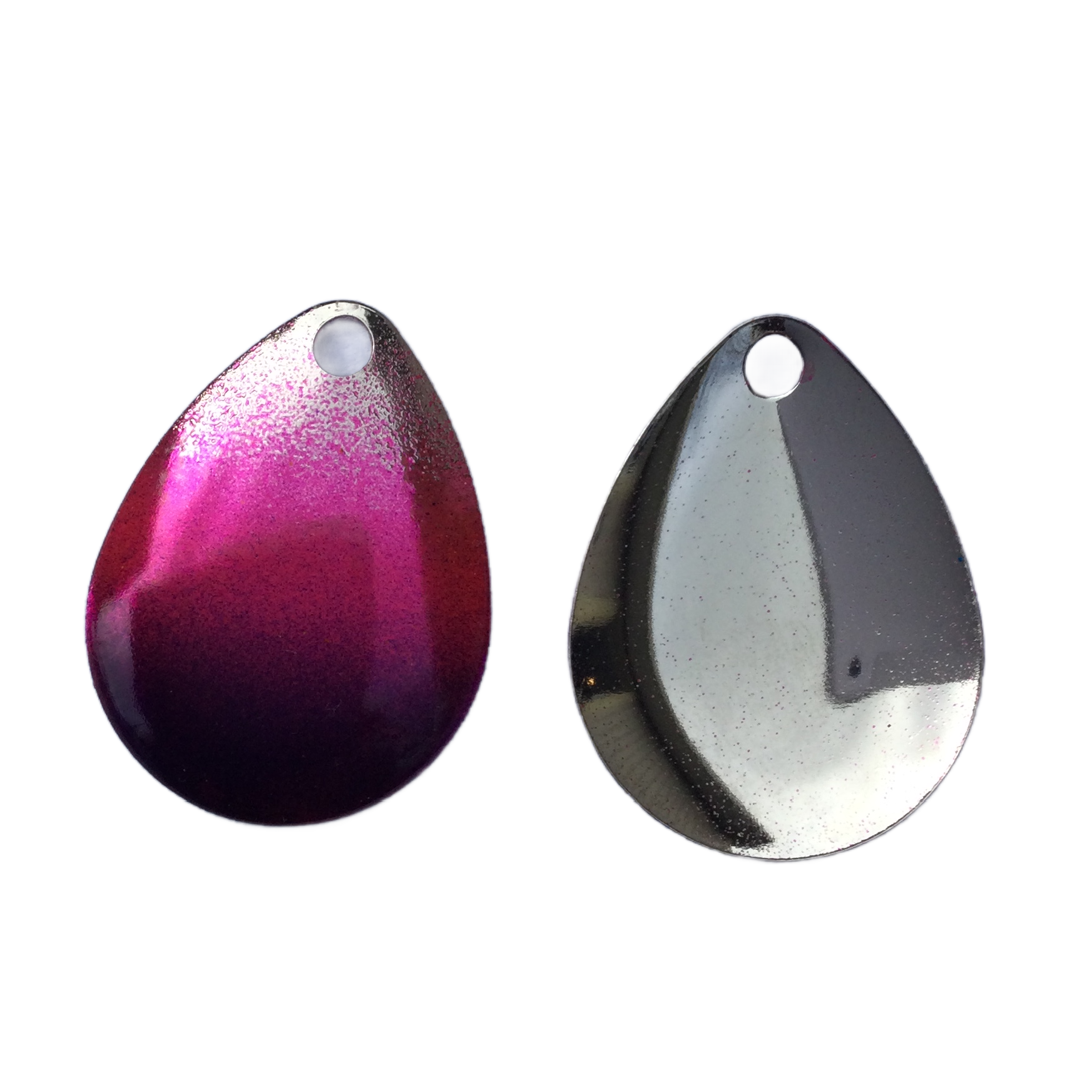 Nickel Cherry Purple Tip Colorado Spinner | Fishing Lure