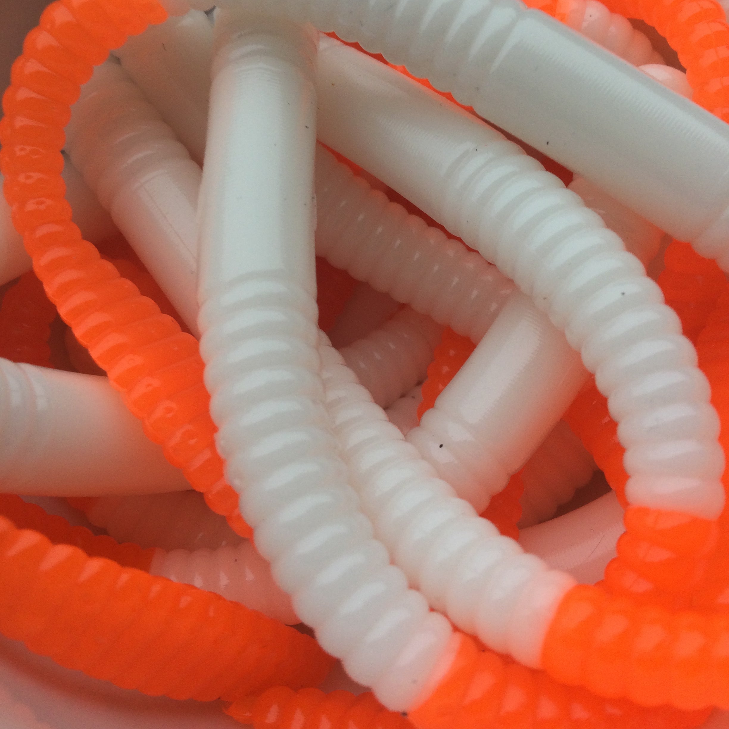 Orange Creamsicle- Viper Tail Worm