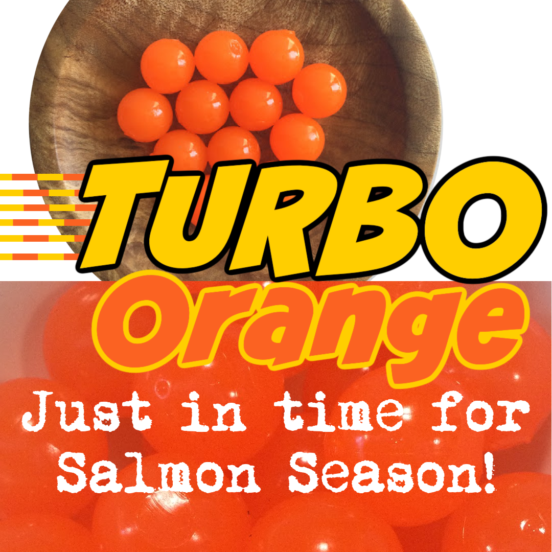 Turbo Orange Soft Plastic Bead Eggs